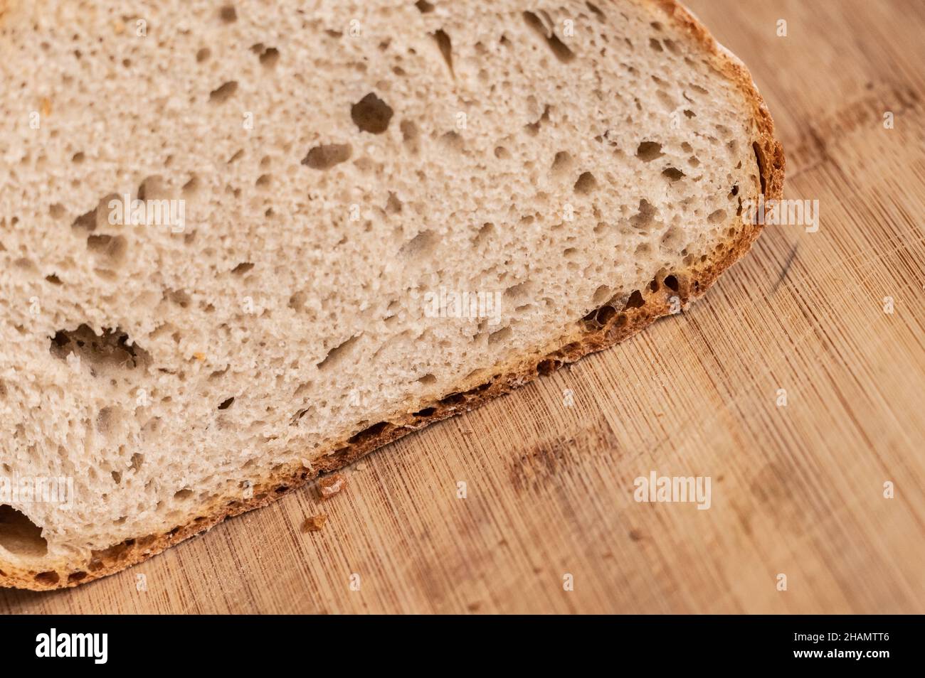 Rottweil, Germany. 13th Dec, 2021. A sliced wheat mix bread lies on a ...