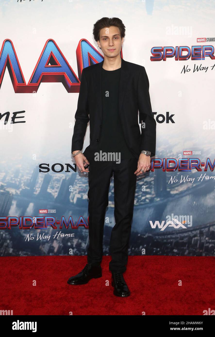 Los Angeles, Ca. 13th Dec, 2021. Ryder Beer, at tSony Pictures' "Spider ...