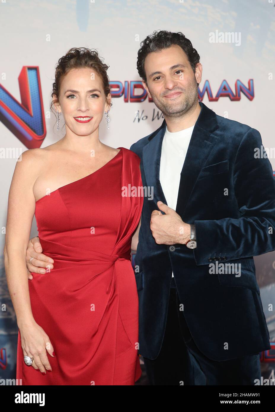 Los Angeles, Ca. 13th Dec, 2021. Arian Moayed and Krissy Shields, at ...