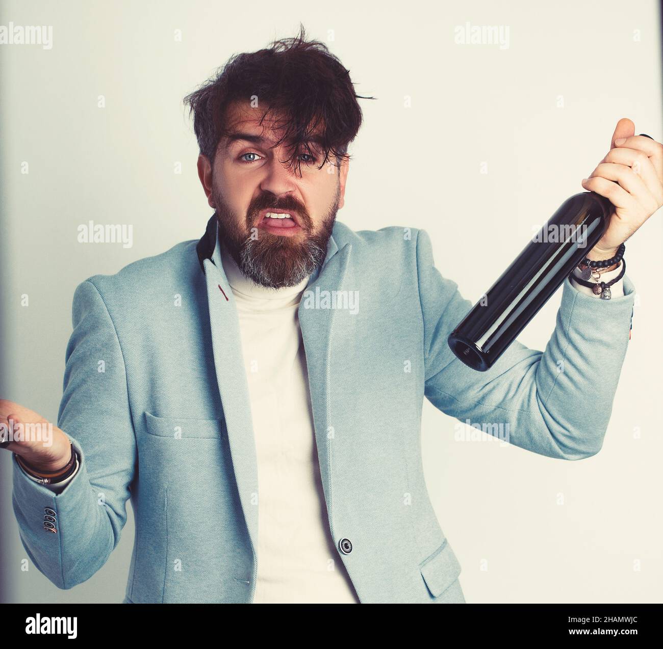 Happy drunk person hi-res stock photography and images - Alamy