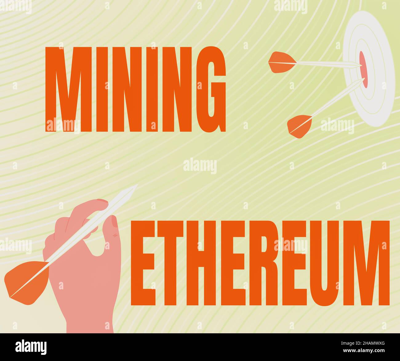 Writing displaying text Mining Ethereum. Business showcase the process ...