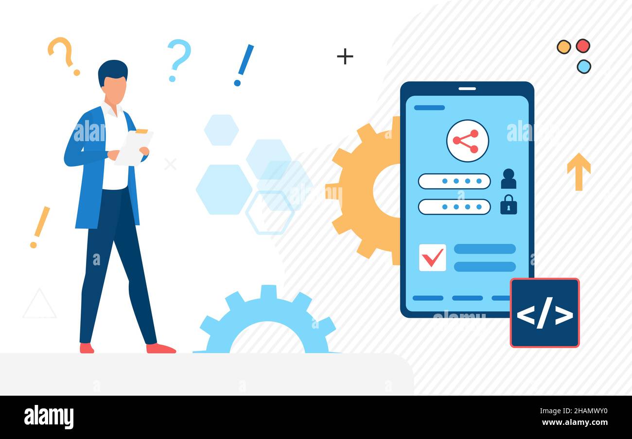 Creating and development process mobile application. Optimizing new ...