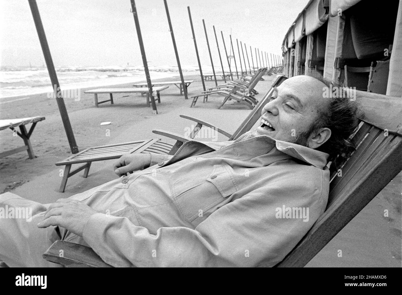 - the filmmaker Marco Ferreri at the Venice Lido for film festival of ...