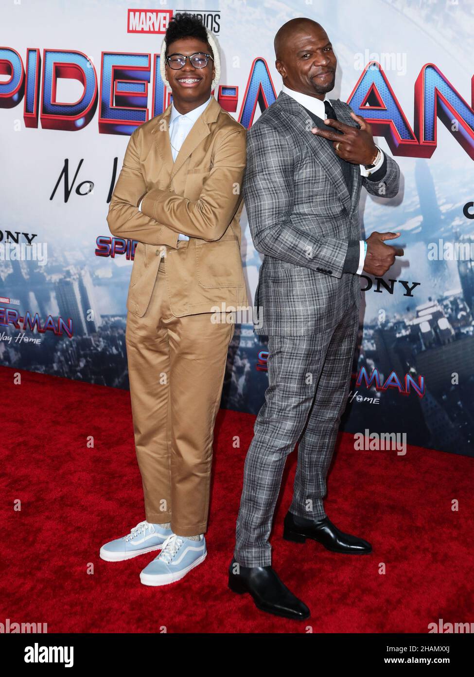 WESTWOOD, LOS ANGELES, CALIFORNIA, USA - DECEMBER 13: Isaiah Crews and ...