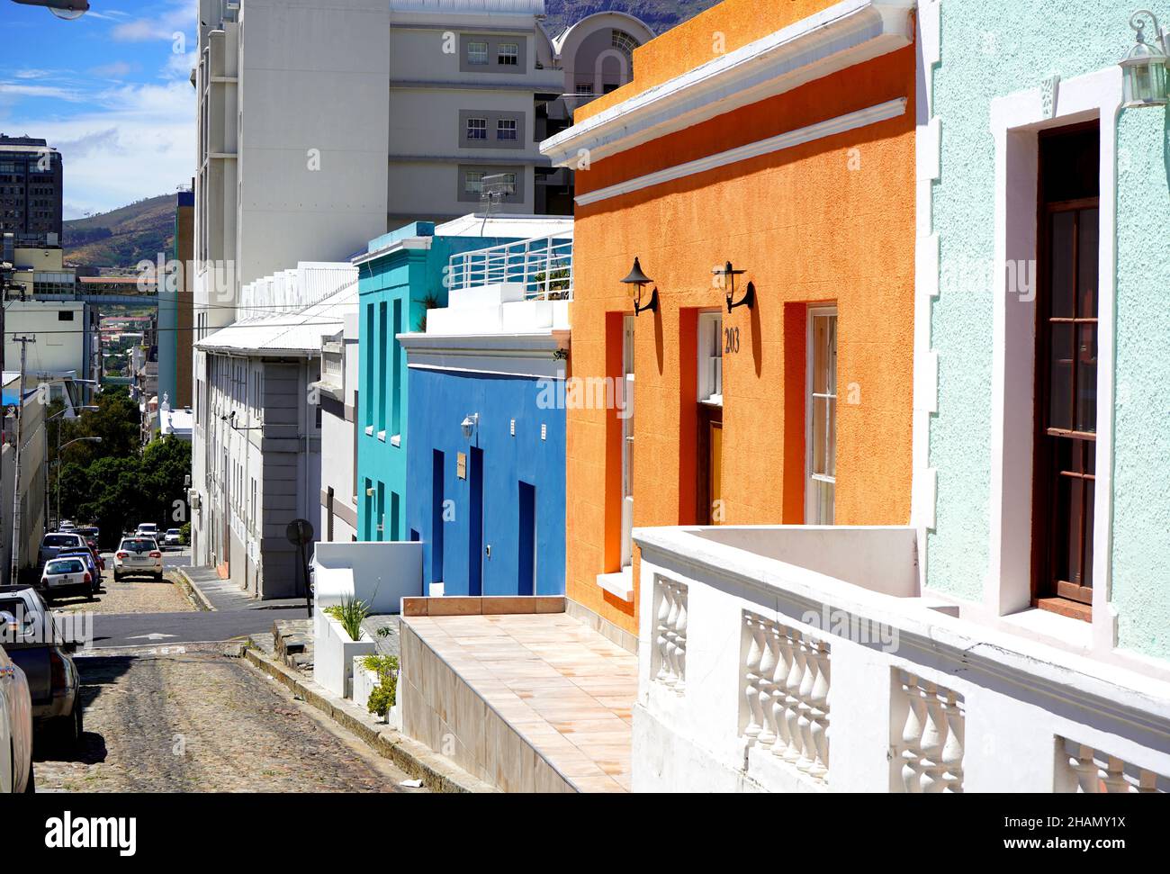 Bo-Kaap district, Cape Town, South Africa - 14 December 2021 ...