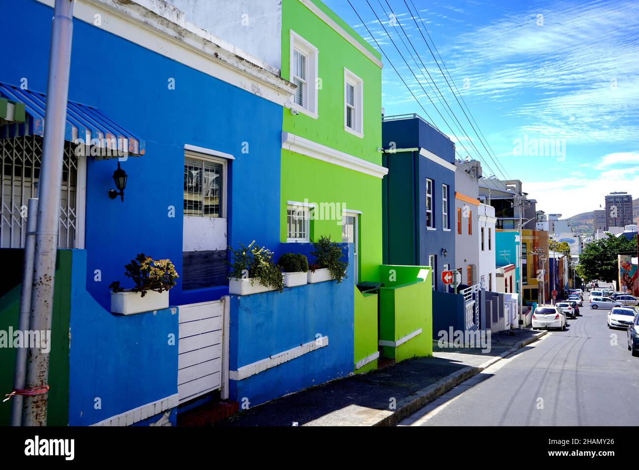Bo-Kaap district, Cape Town, South Africa - 14 December 2021 ...