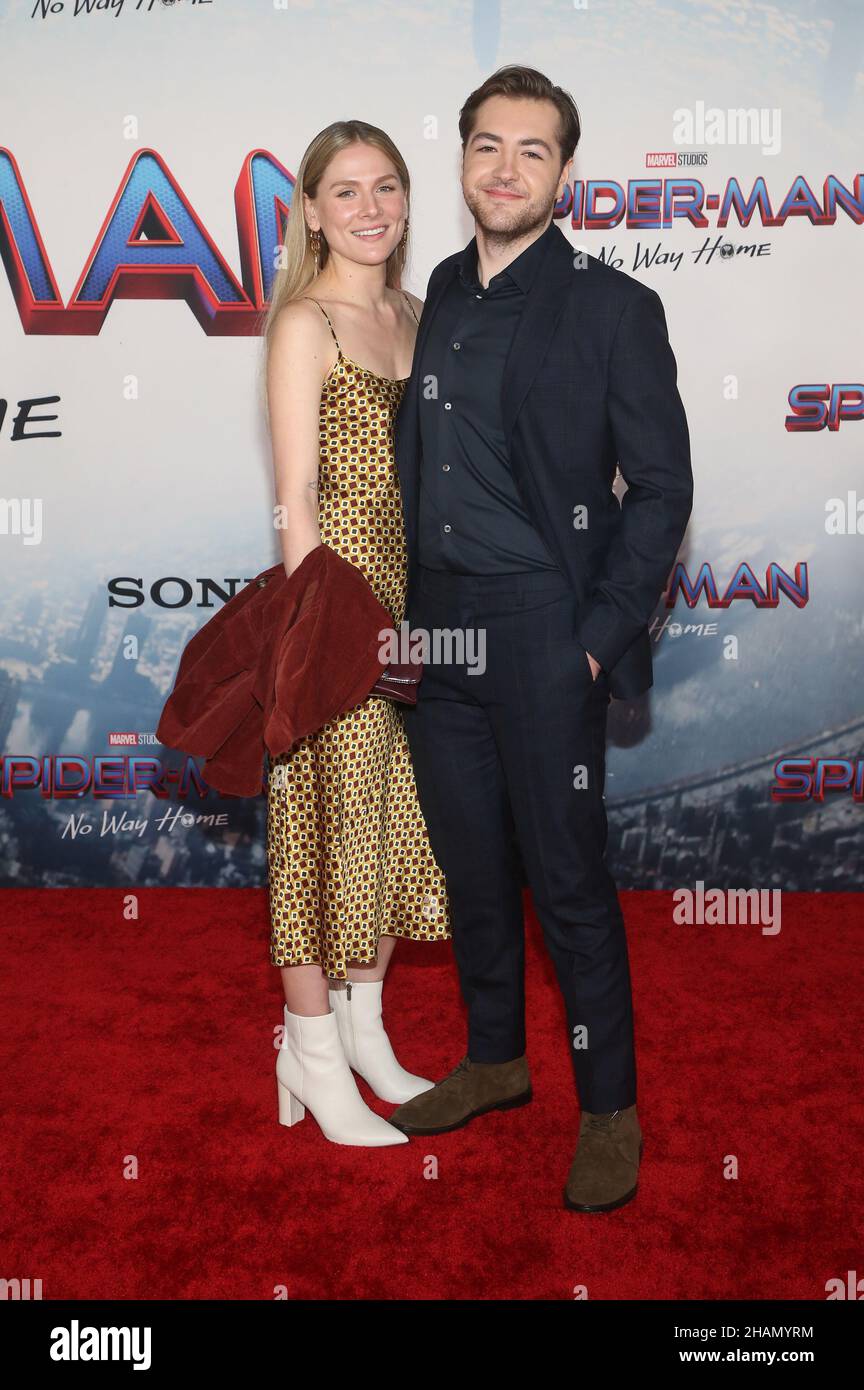 Los Angeles, Ca. 13th Dec, 2021. Michael Gandolfini, Ally Gorder, at ...