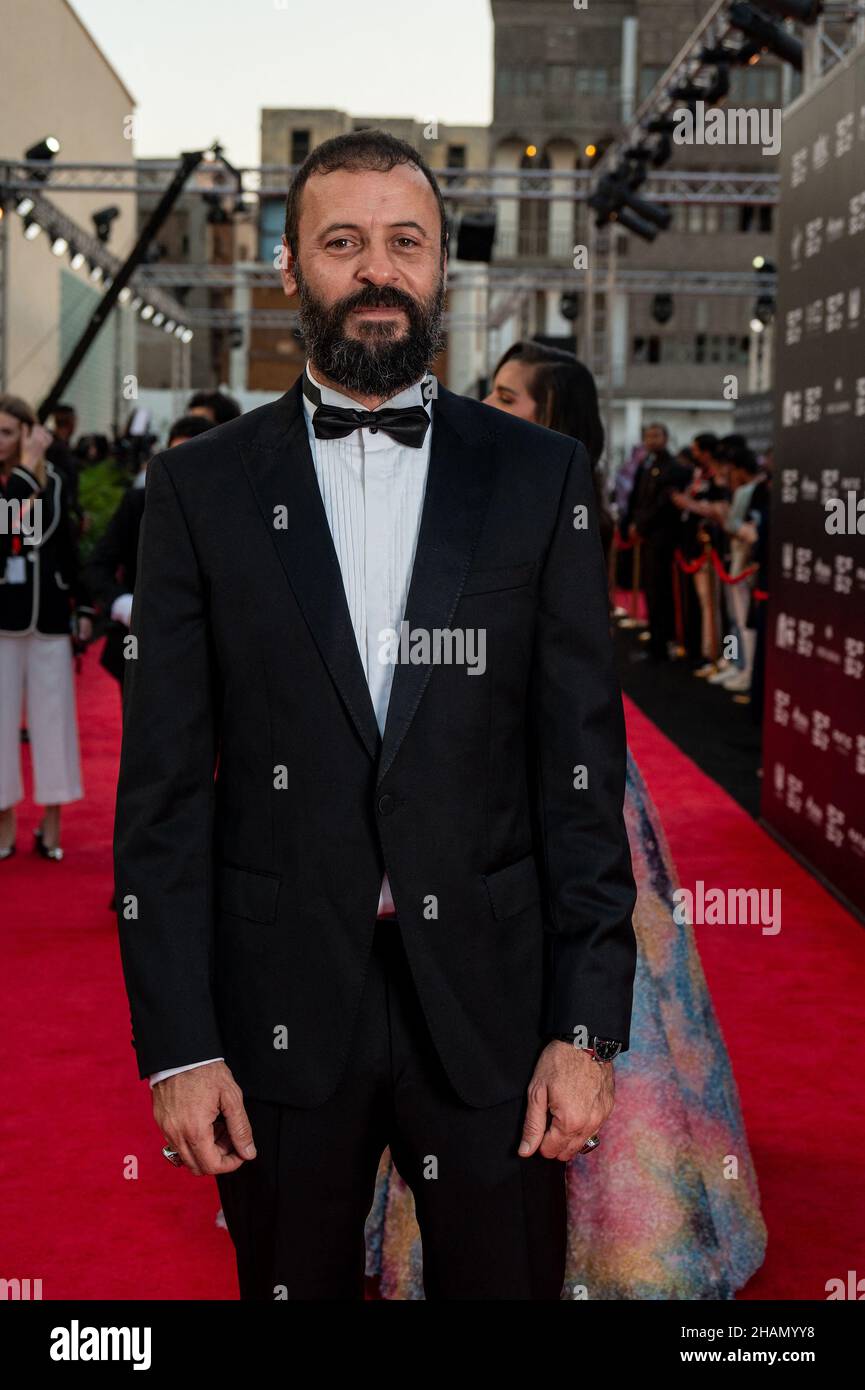 Jeddah, Saudi Arabia, on December 13, 2021, Palestinian actor Ali ...