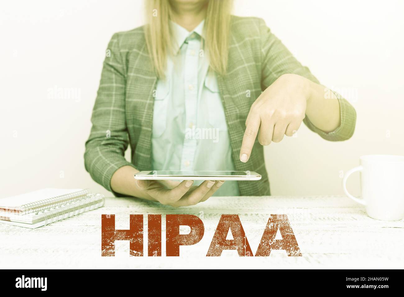 Text caption presenting Hipaa. Business approach Acronym stands for ... Text caption presenting Hipaa. Business approach Acronym stands for ...