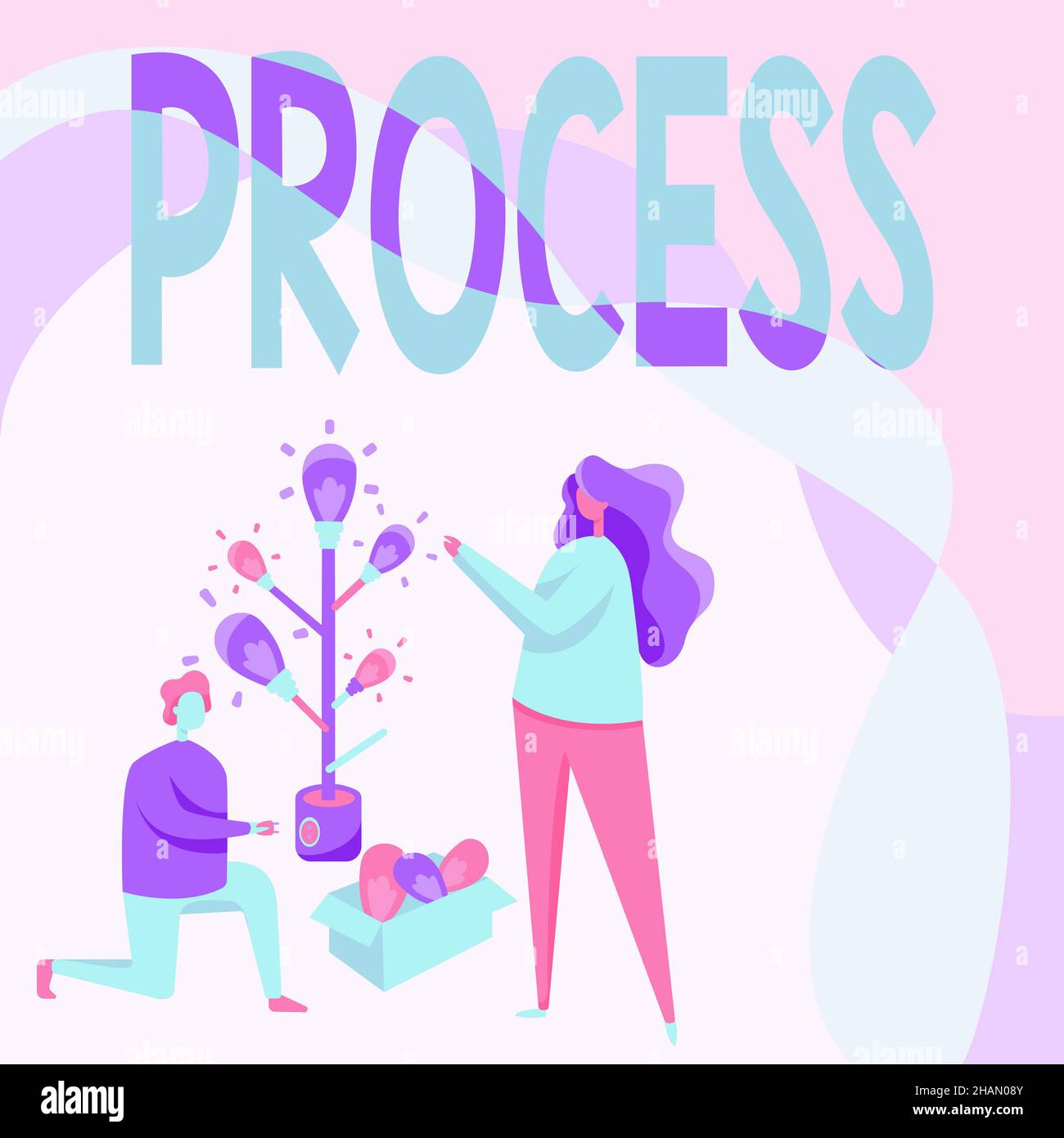 Conceptual display Process. Conceptual photo Standard procedures how to ...