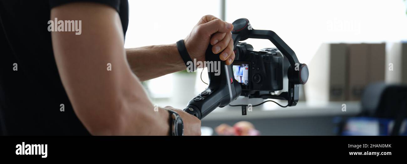 In camera stabilizer hi-res stock photography and images - Alamy