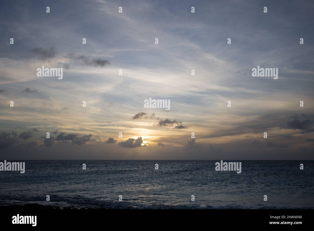 The sky background on the sunset. Nature composition Stock Photo - Alamy