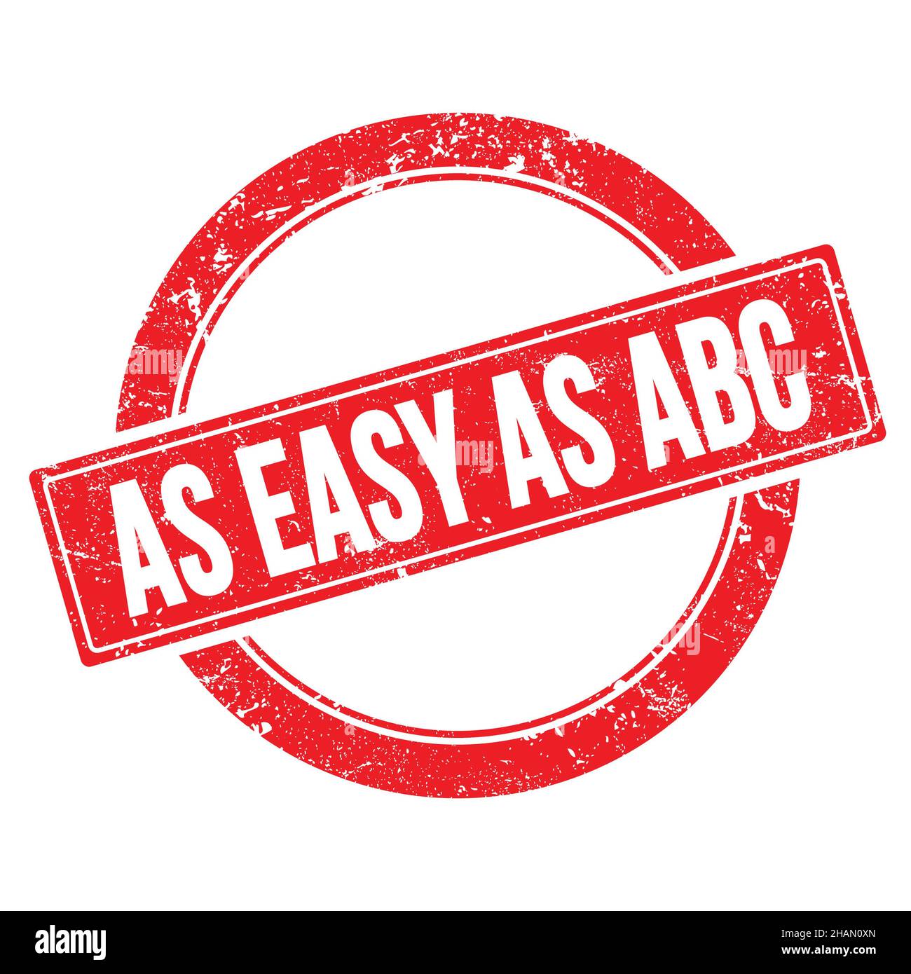 As easy as abc stamp hi-res stock photography and images - Alamy