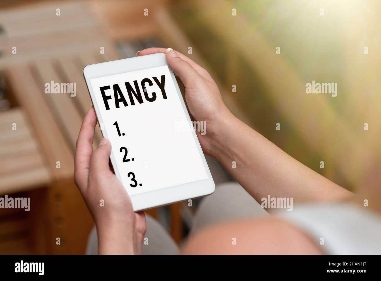 Sign displaying Fancy. Business overview a feeling of liking or ...