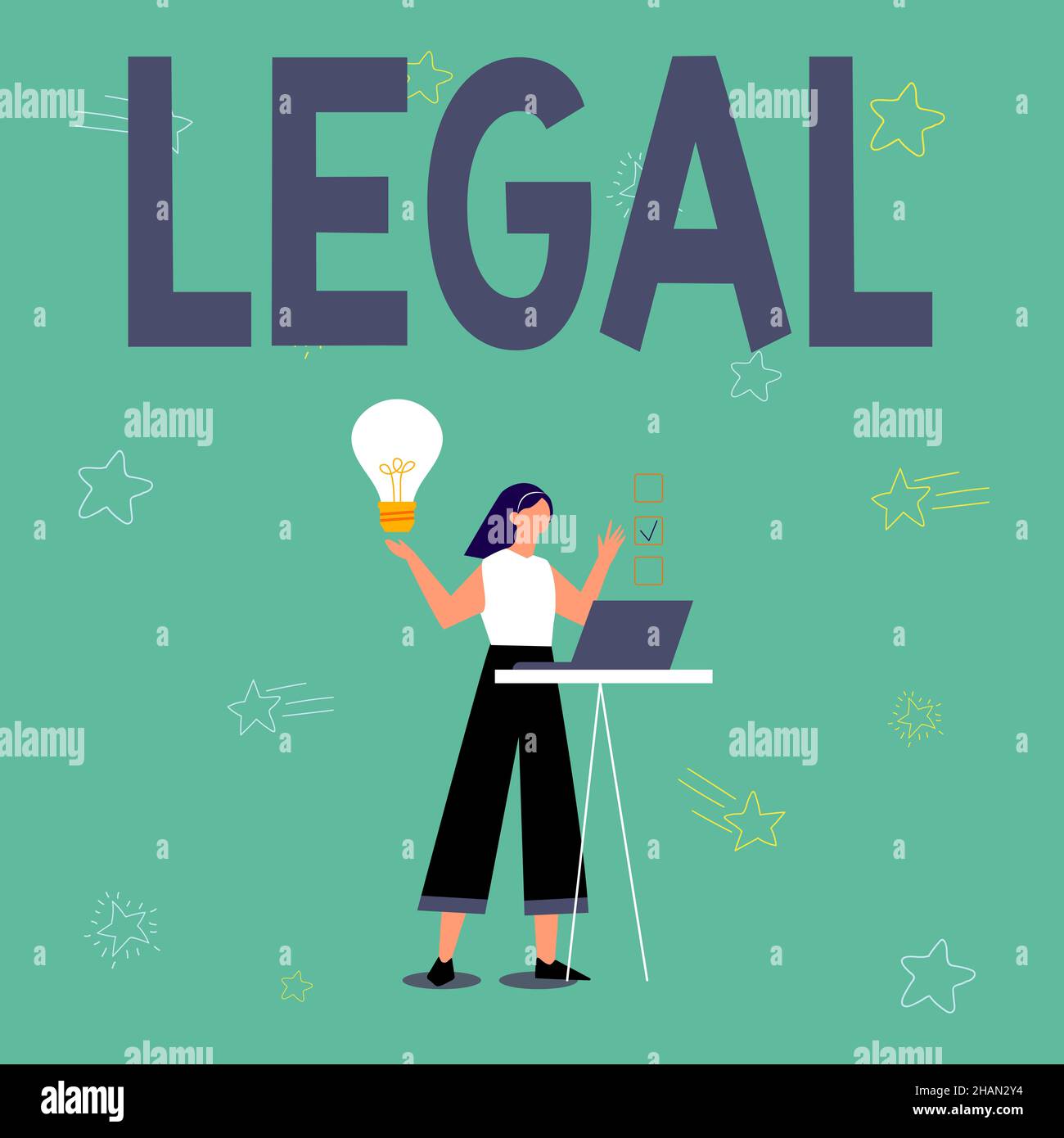 Conceptual display Legal. Word Written on Allowable or enforceable by ...