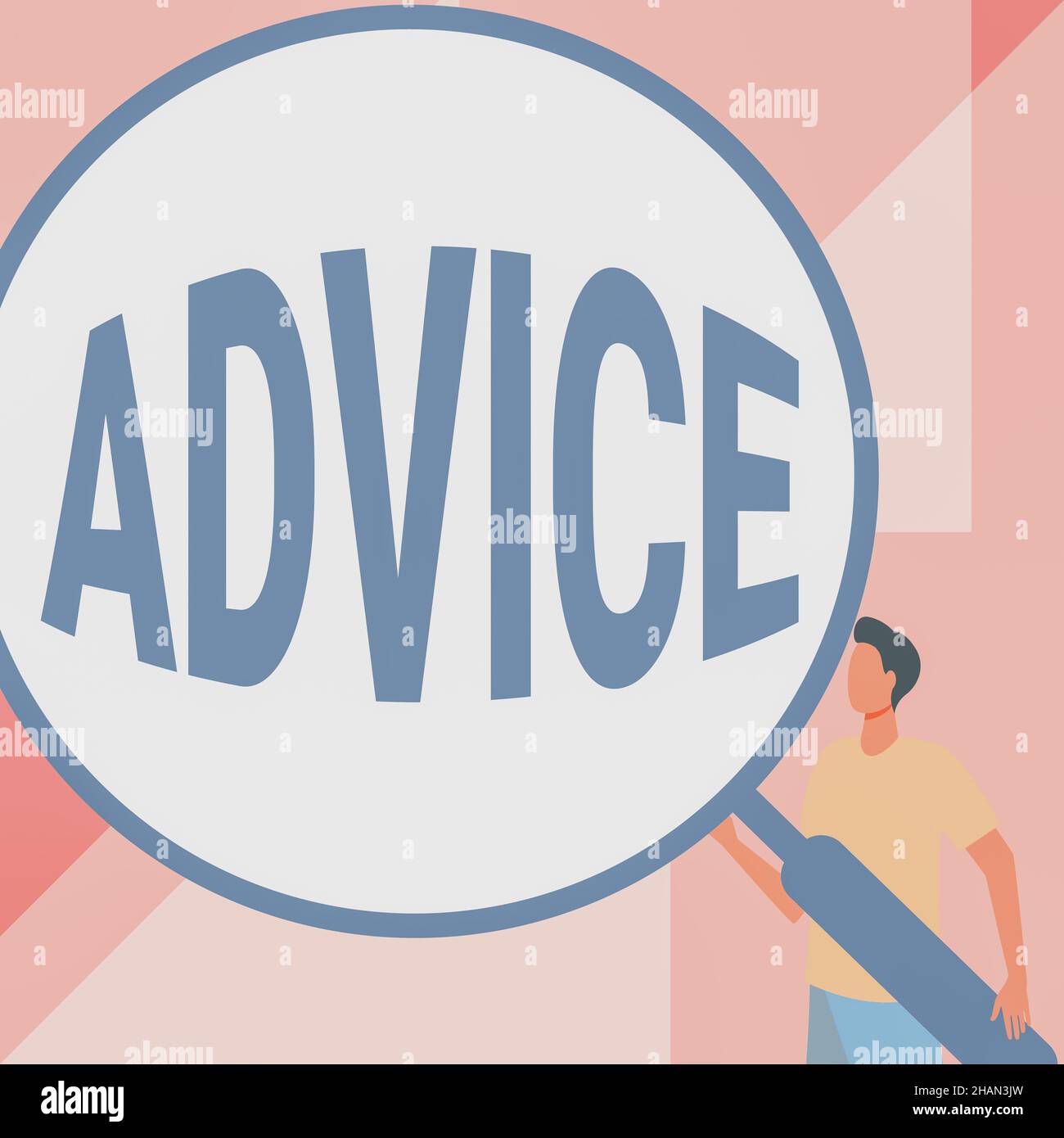 Conceptual display Advice. Business approach guidance or ...