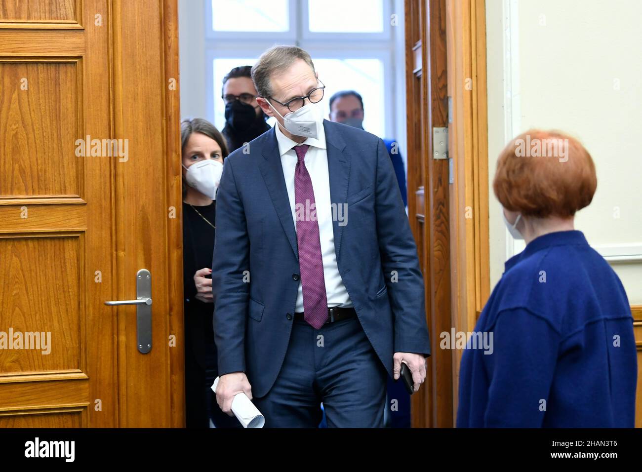 Berlin, Germany. 14th Dec, 2021. Michael Müller (SPD), Governing Mayor ...