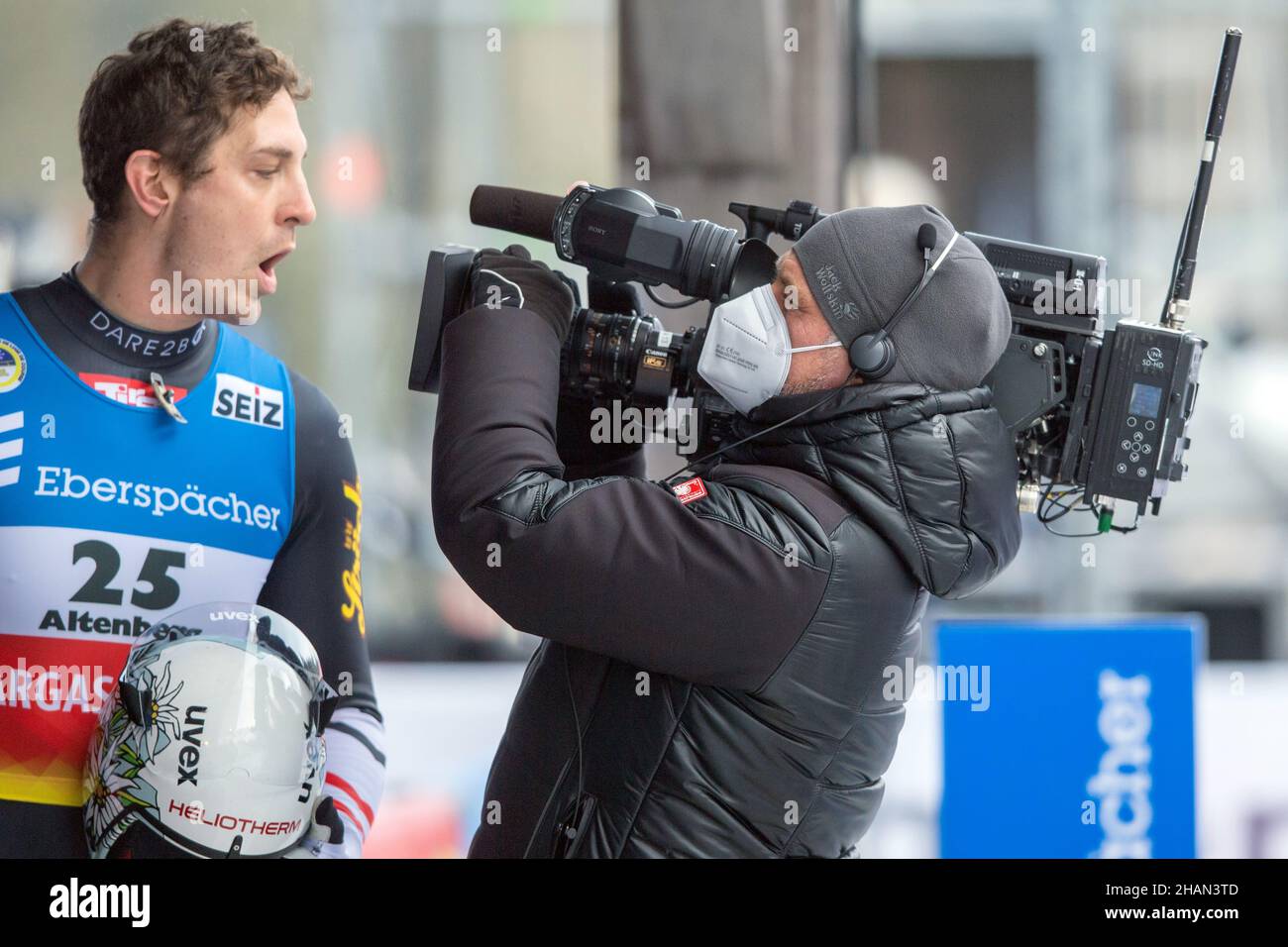 Altenberg, Germany. 12th Dec, 2021. Luge: World Cup, individual, men ...