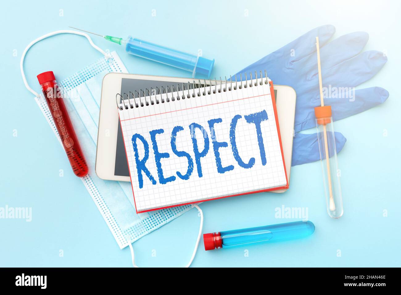 Text showing inspiration Respect. Word for Feeling of deep admiration ...