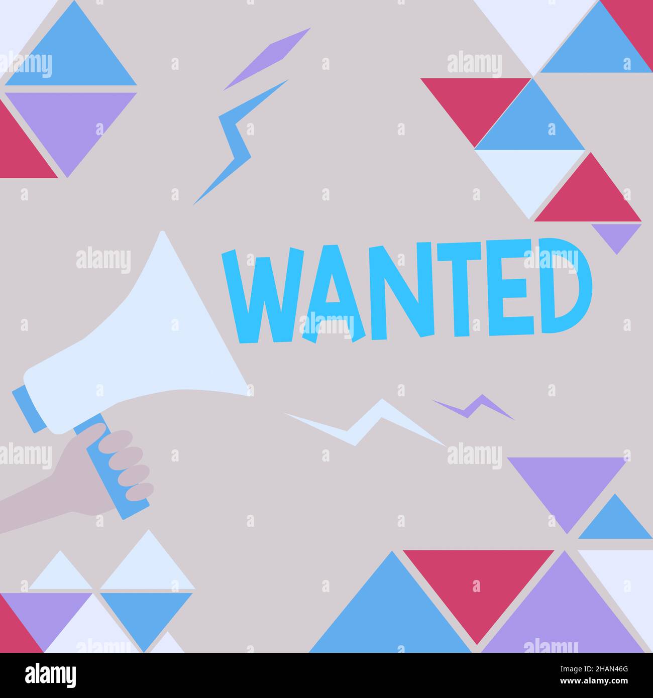 Inspiration showing sign Wanted. Word for Desire something Wish want ...