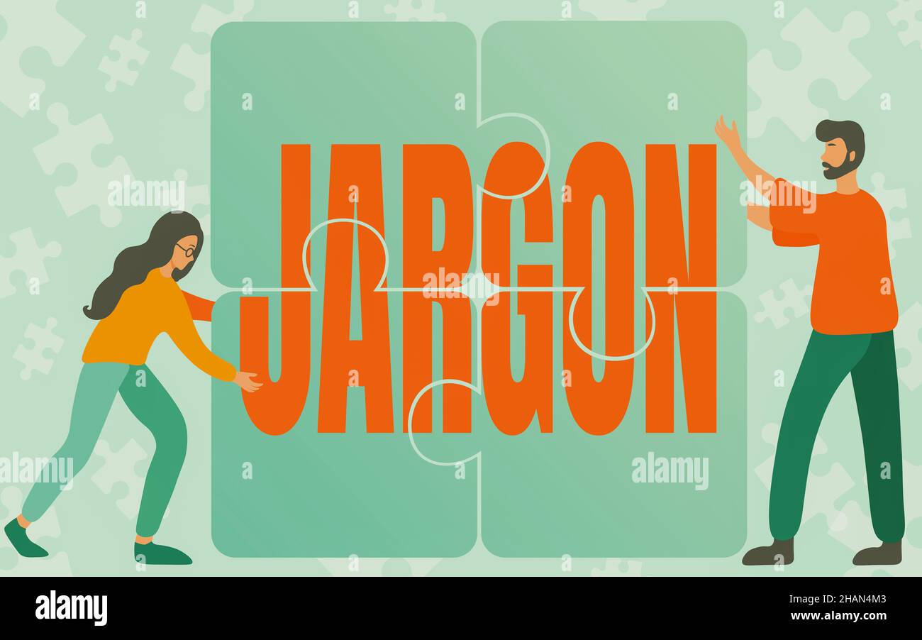 Inspiration showing sign Jargon. Business showcase special words or ...