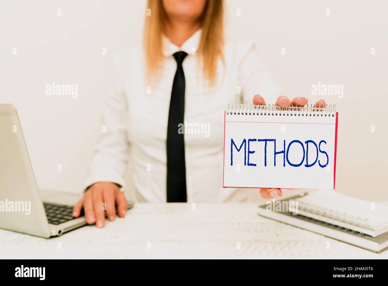 Text caption presenting Methods. Conceptual photo the particular form ...
