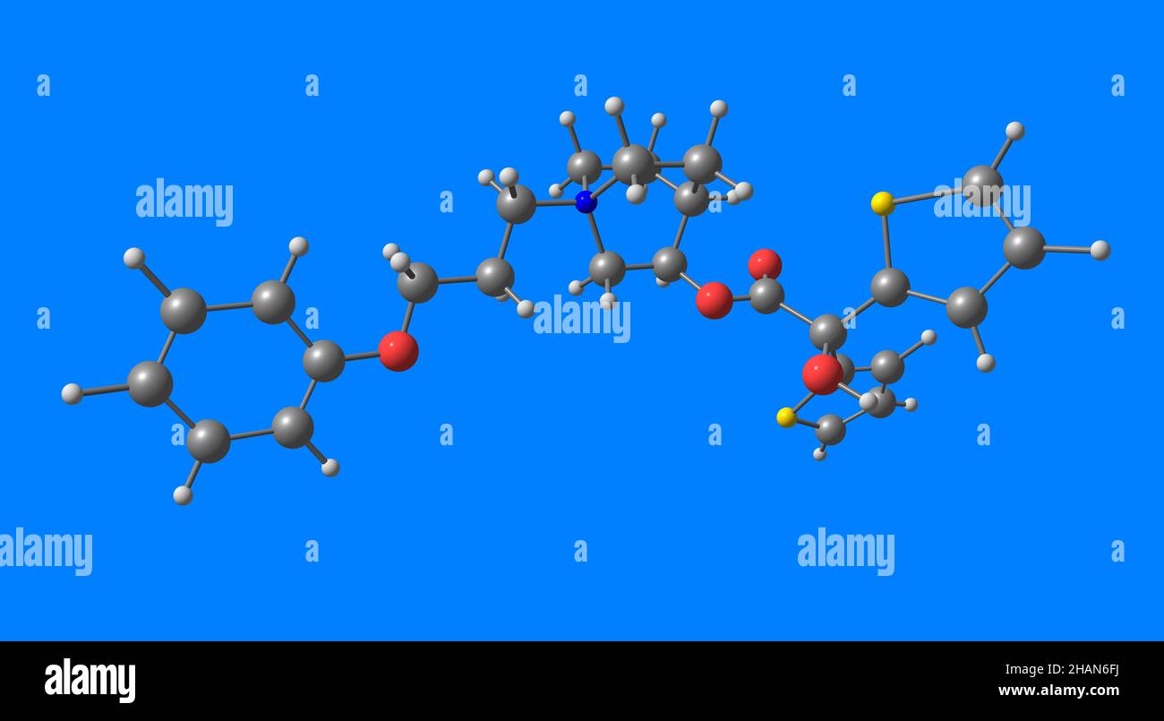 Aclidinium bromide is a long-acting, inhaled muscarinic antagonist. 3d ...