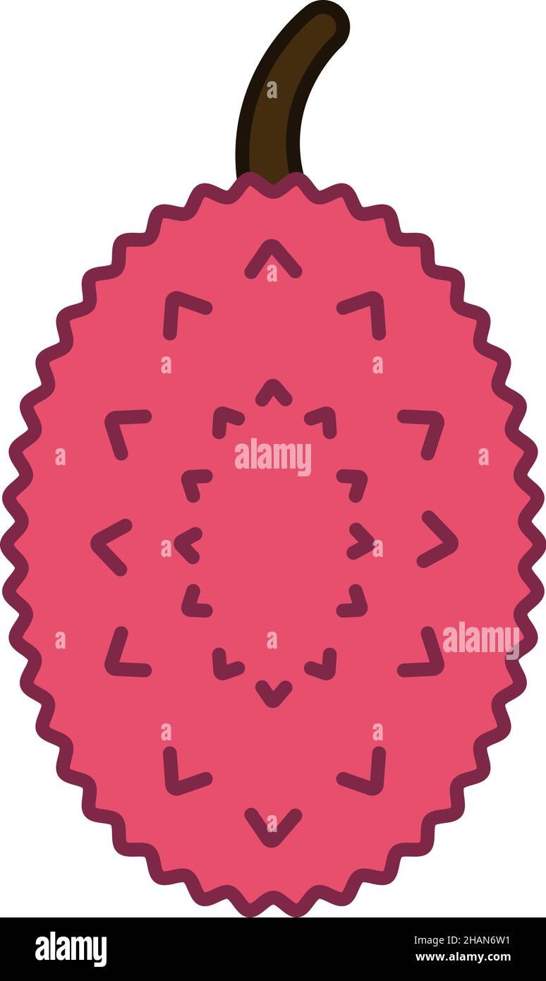 Vegan food icon outline Stock Vector Images - Alamy