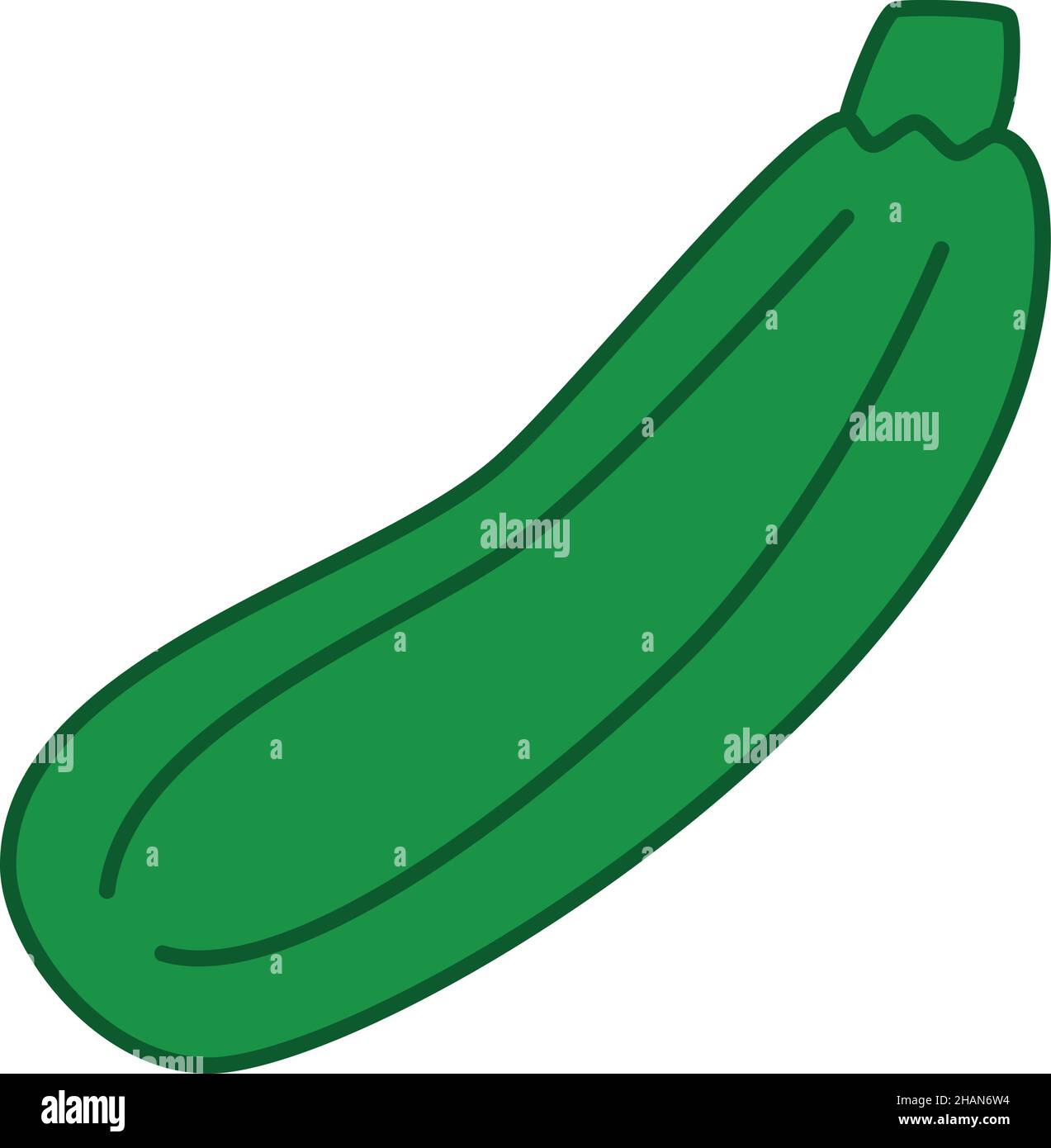 Zucchini Filled Outline Icon Vegetable Vector Stock Vector Image & Art ...