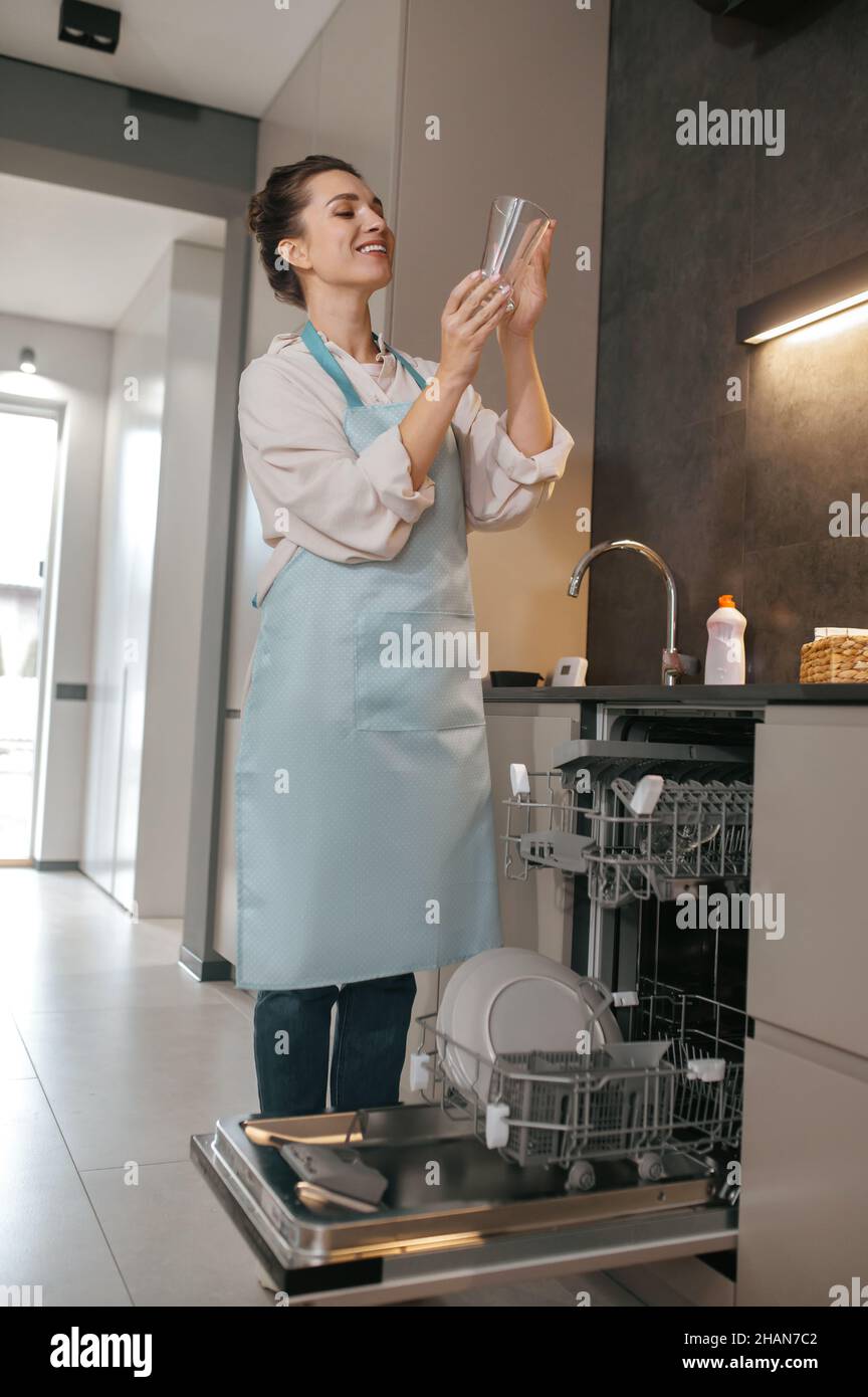 Woman cleaning supplies lifestyle hi-res stock photography and images ...