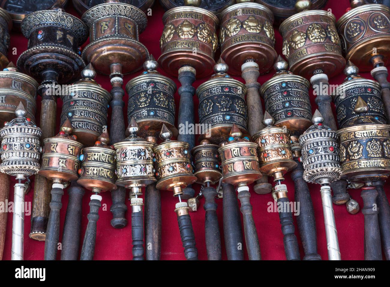 Tibetan buddhist prayer wheels hi-res stock photography and images - Alamy