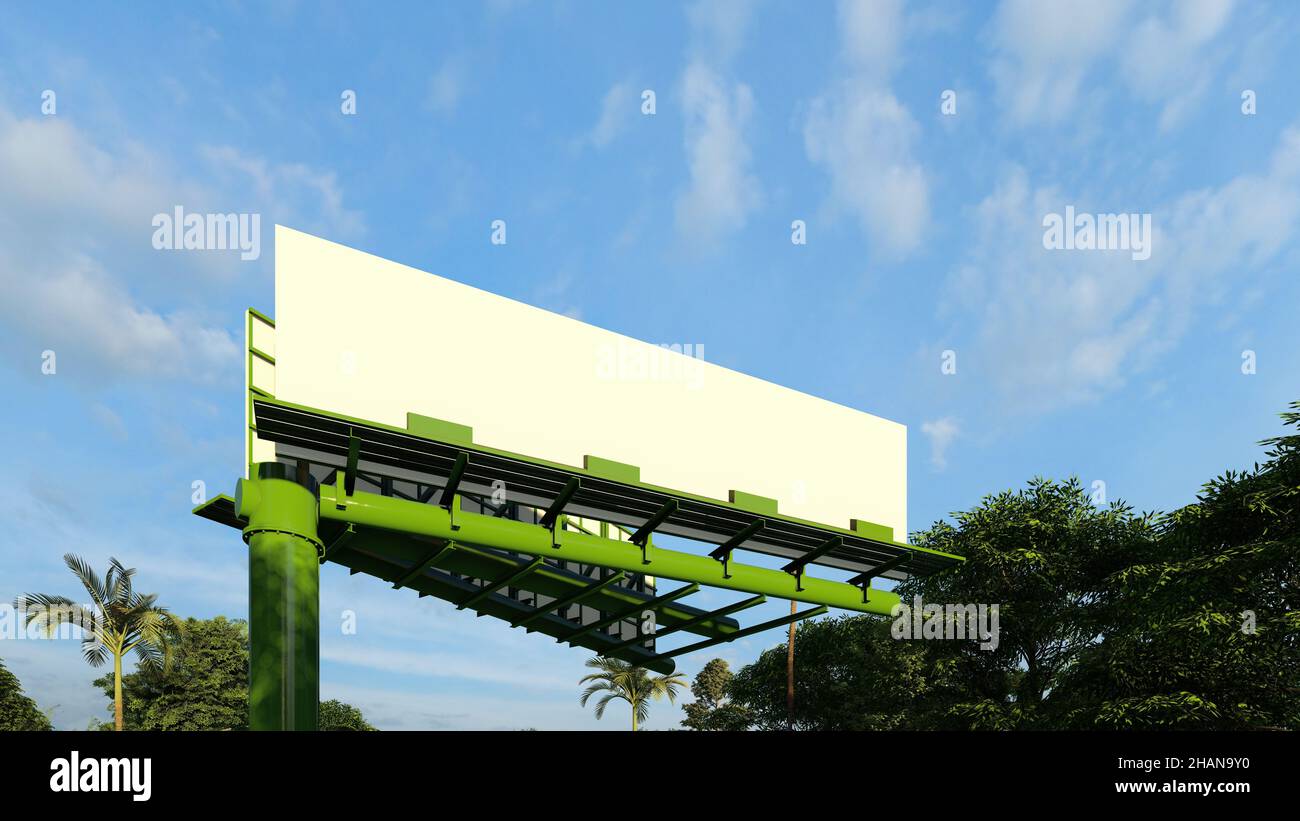 Rectangular posters in metallic structure to complete with background ...