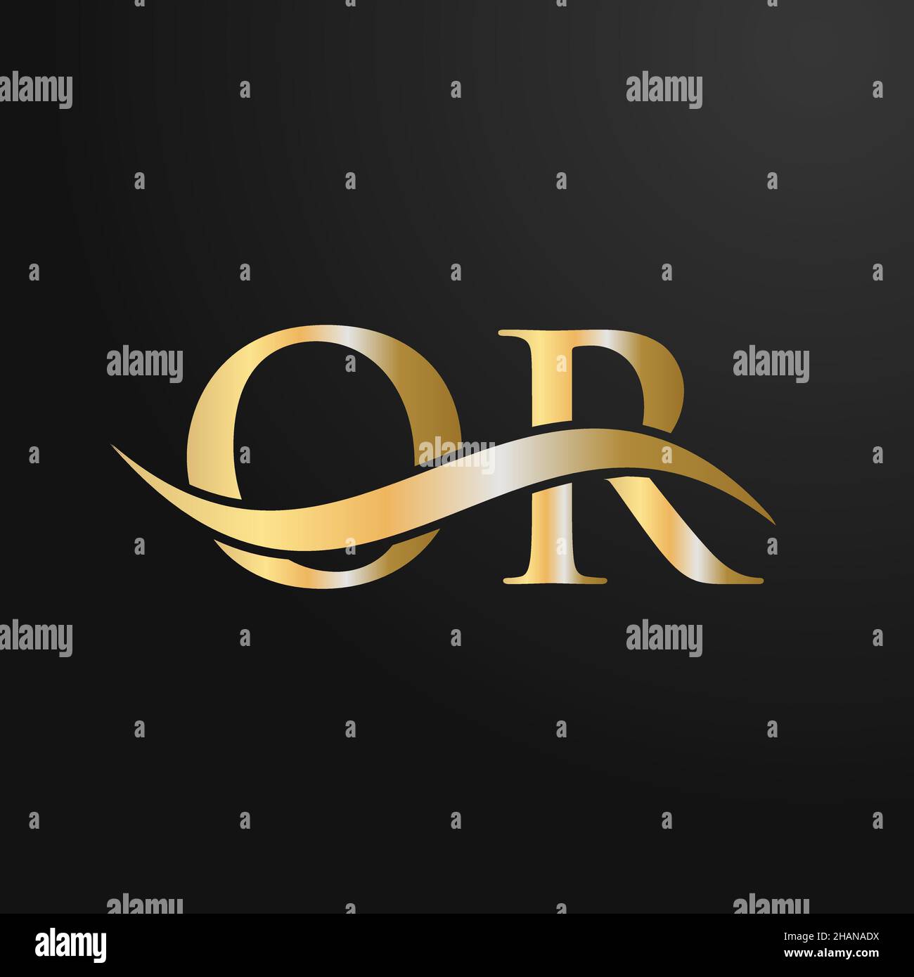 Letter OR Logo Design Template. OR, O R Letter Logo Modern, Flat ...