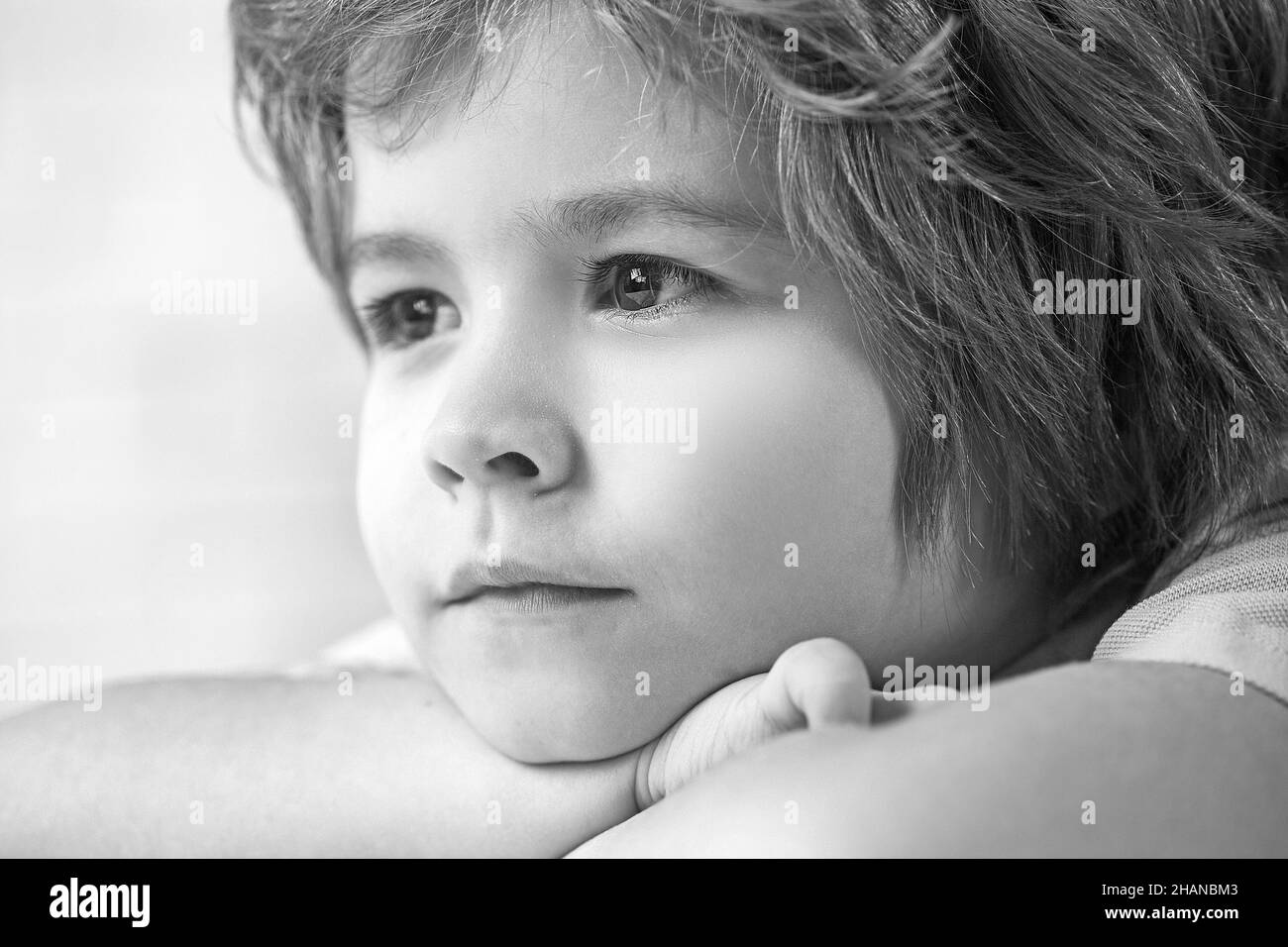 Funny little boy close-up. Child 5 years old. Kids joy emotion Stock ...