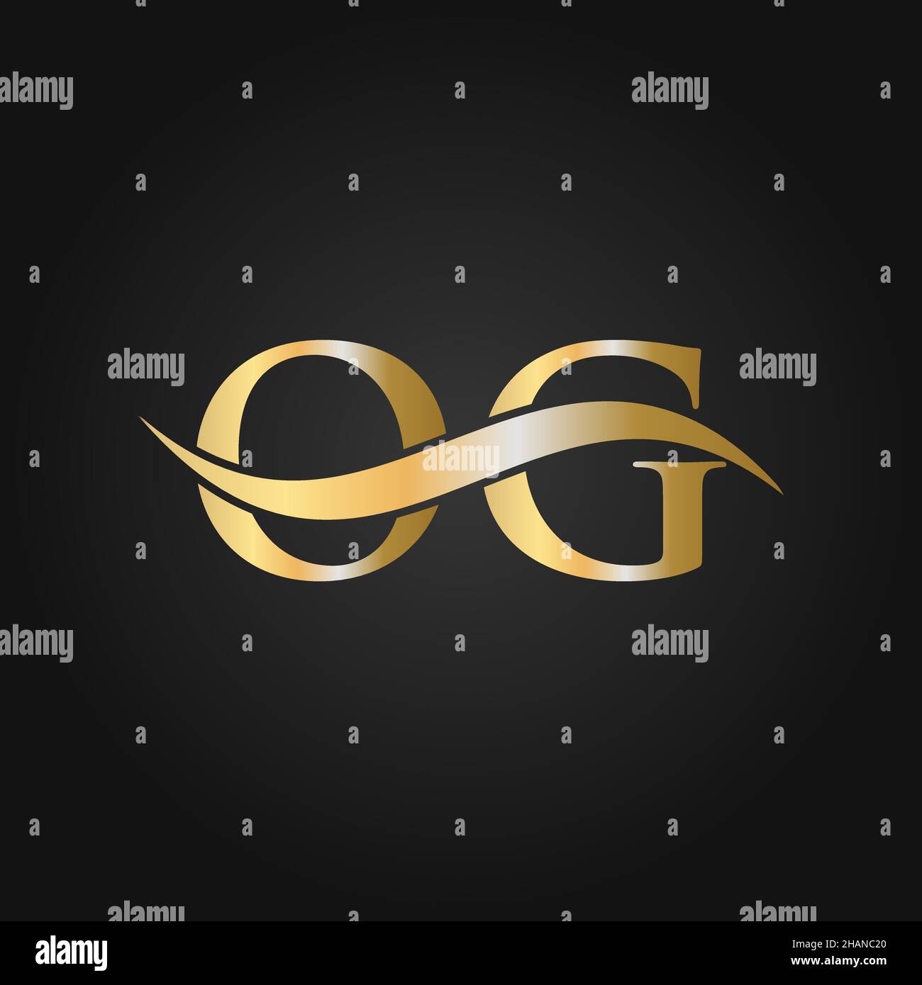 Letter OG Logo Design Template. OG, O G Letter Logo Modern, Flat ...
