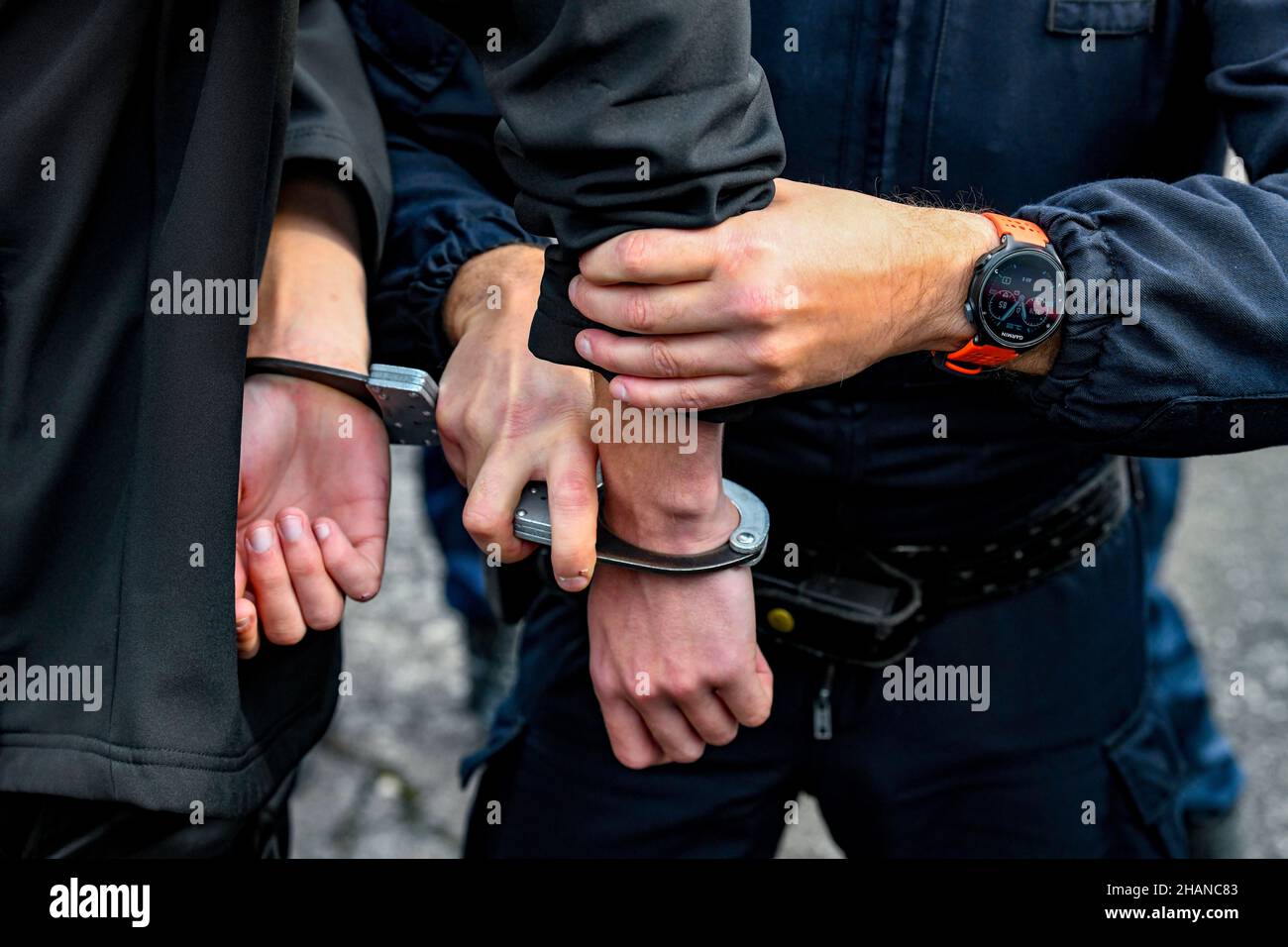 Open day at the Rouen-Oissel National Police Academy (northern France ...