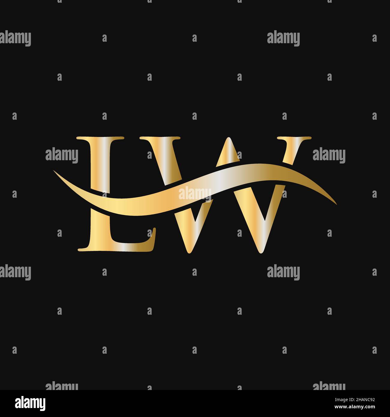 Letter LW Logo Design Template. LW, L W Letter Logo Modern, Flat ... Letter LW Logo Design Template. LW, L W Letter Logo Modern, Flat ...
