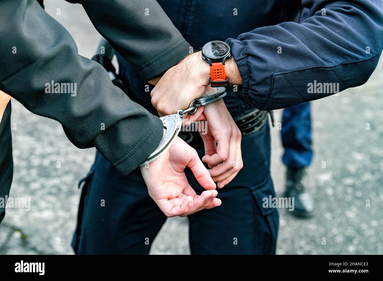 Open day at the Rouen-Oissel National Police Academy (northern France ...
