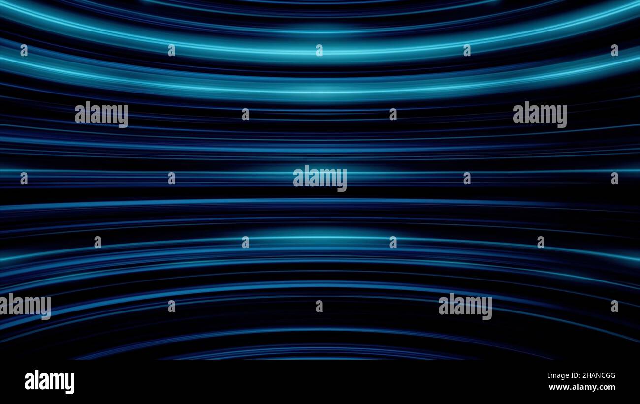Neon abstract background of lines. Animation. Cyclical movement of neon ...