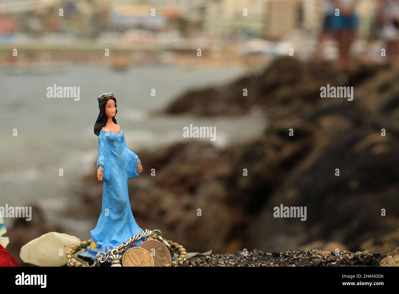 salvador, bahia, brazil - fevereiro 2, 2016: sculpture of the Orixa ...