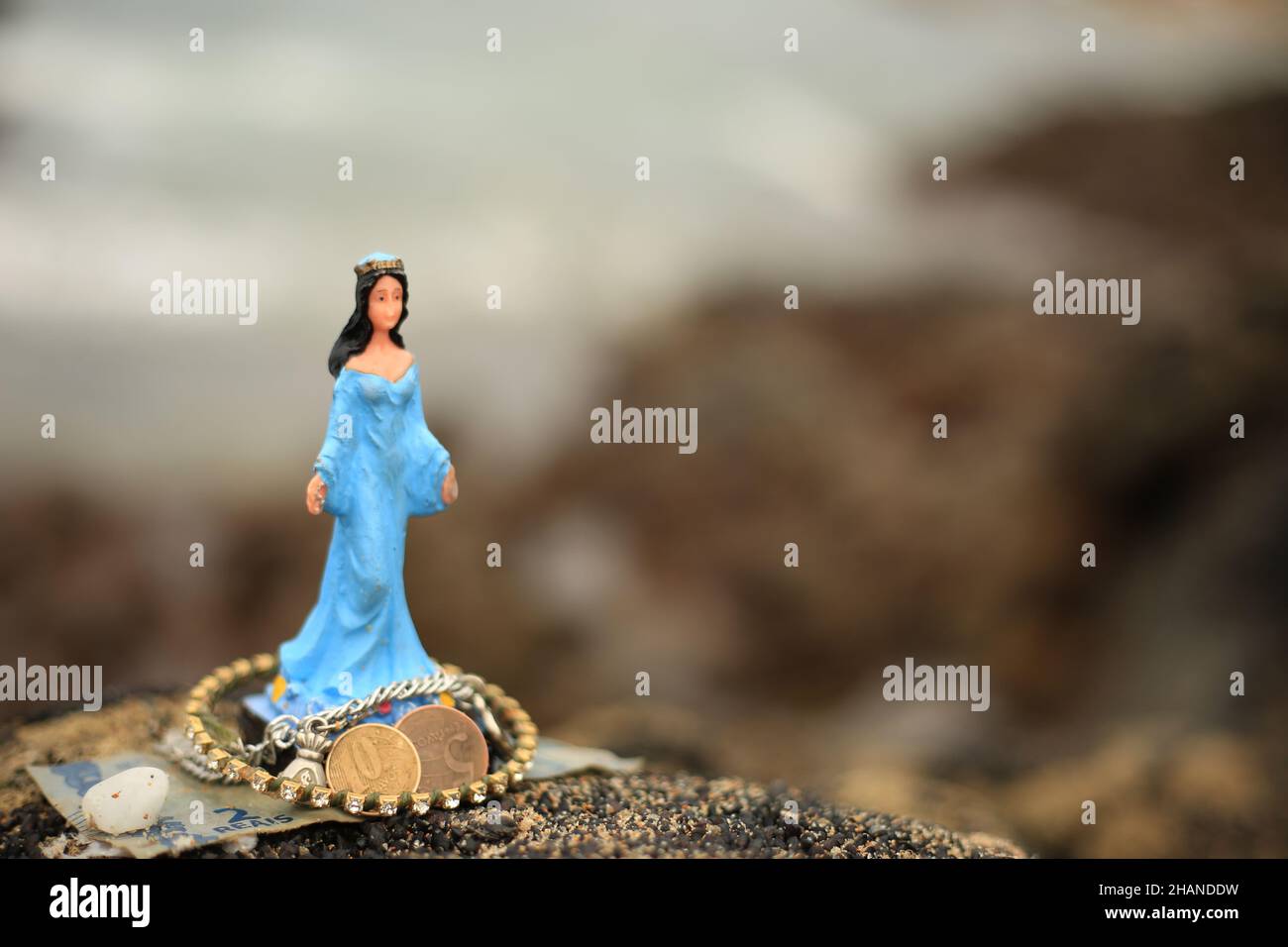 salvador, bahia, brazil - fevereiro 2, 2016: sculpture of the Orixa ...