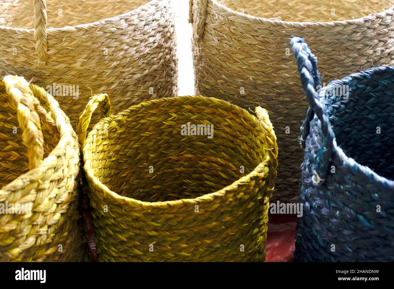 Jute Rope Bag, Basket, Natural Jute Twine Bag / Baskets, Crochet eco ...