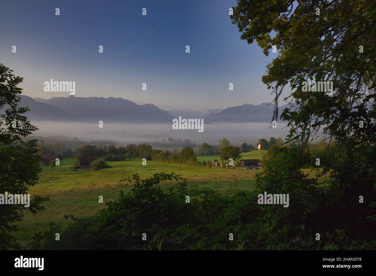 Natural landscape of Murnau in Bavaria, Germany Stock Photo - Alamy