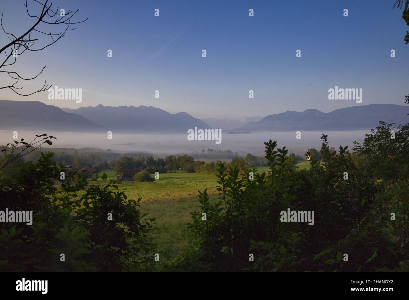 Natural landscape of Murnau in Bavaria, Germany Stock Photo - Alamy