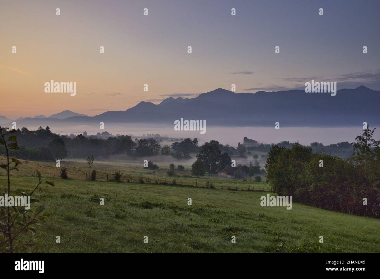 Natural landscape of Murnau in Bavaria, Germany Stock Photo - Alamy