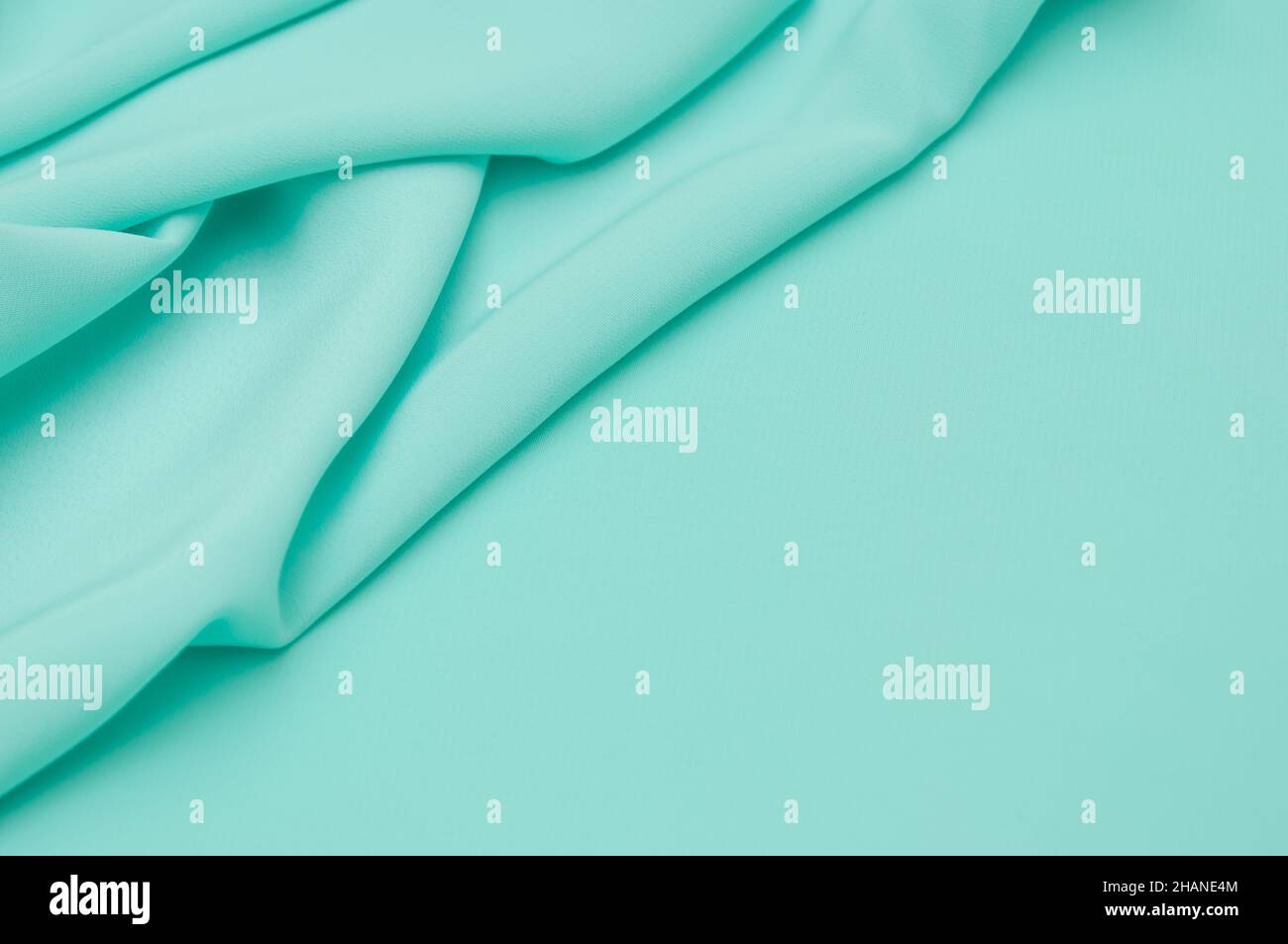 Smooth elegant mint color tissue abstract background. Textile ...