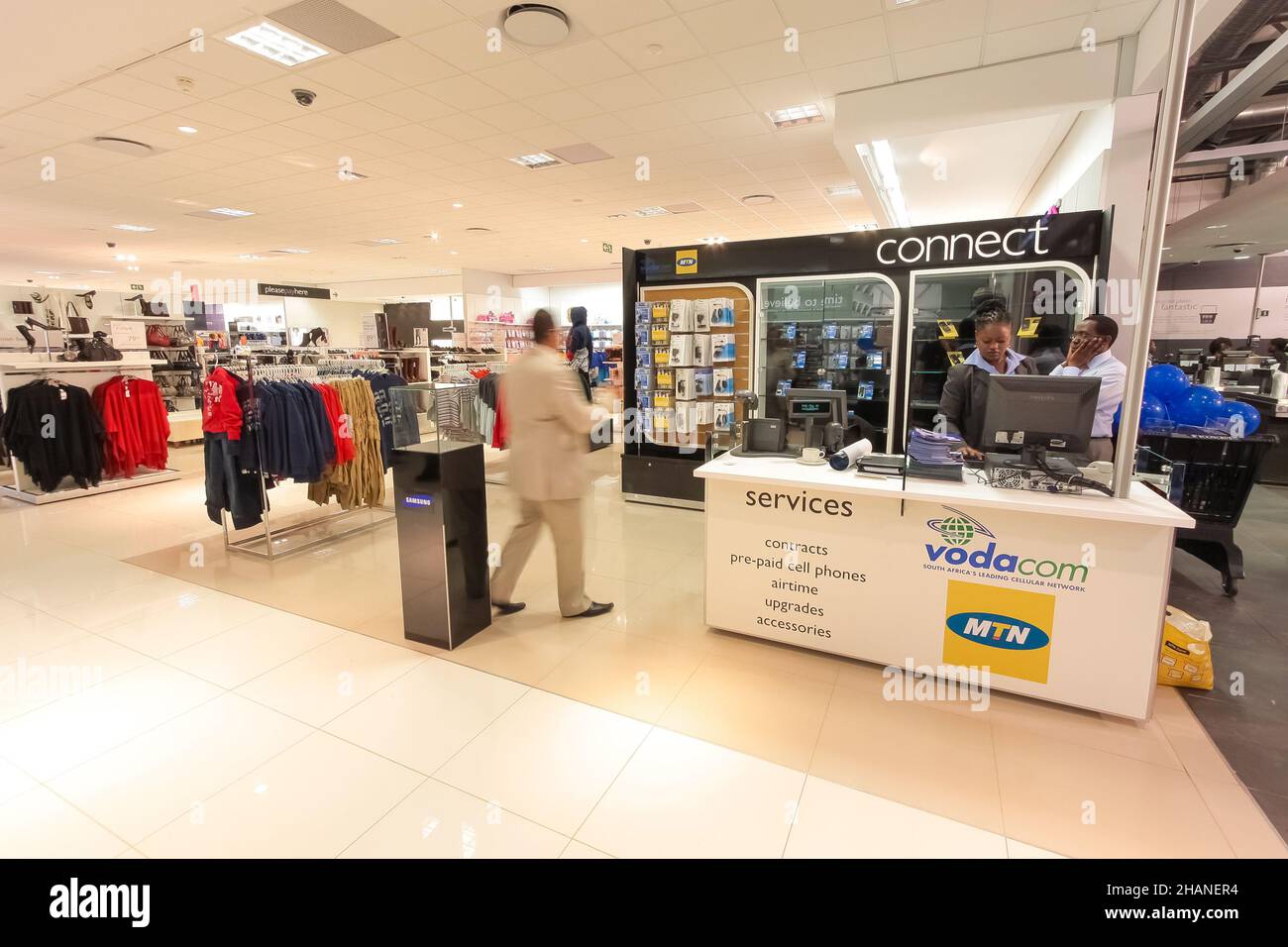 JOHANNESBURG, SOUTH AFRICA - Aug 16, 2021: The interior of Woolworths ...