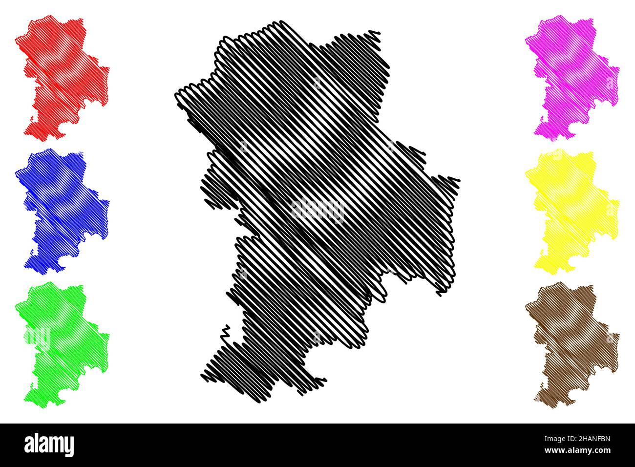 Kondagaon district (Chhattisgarh State, Bastar division, Republic of ...
