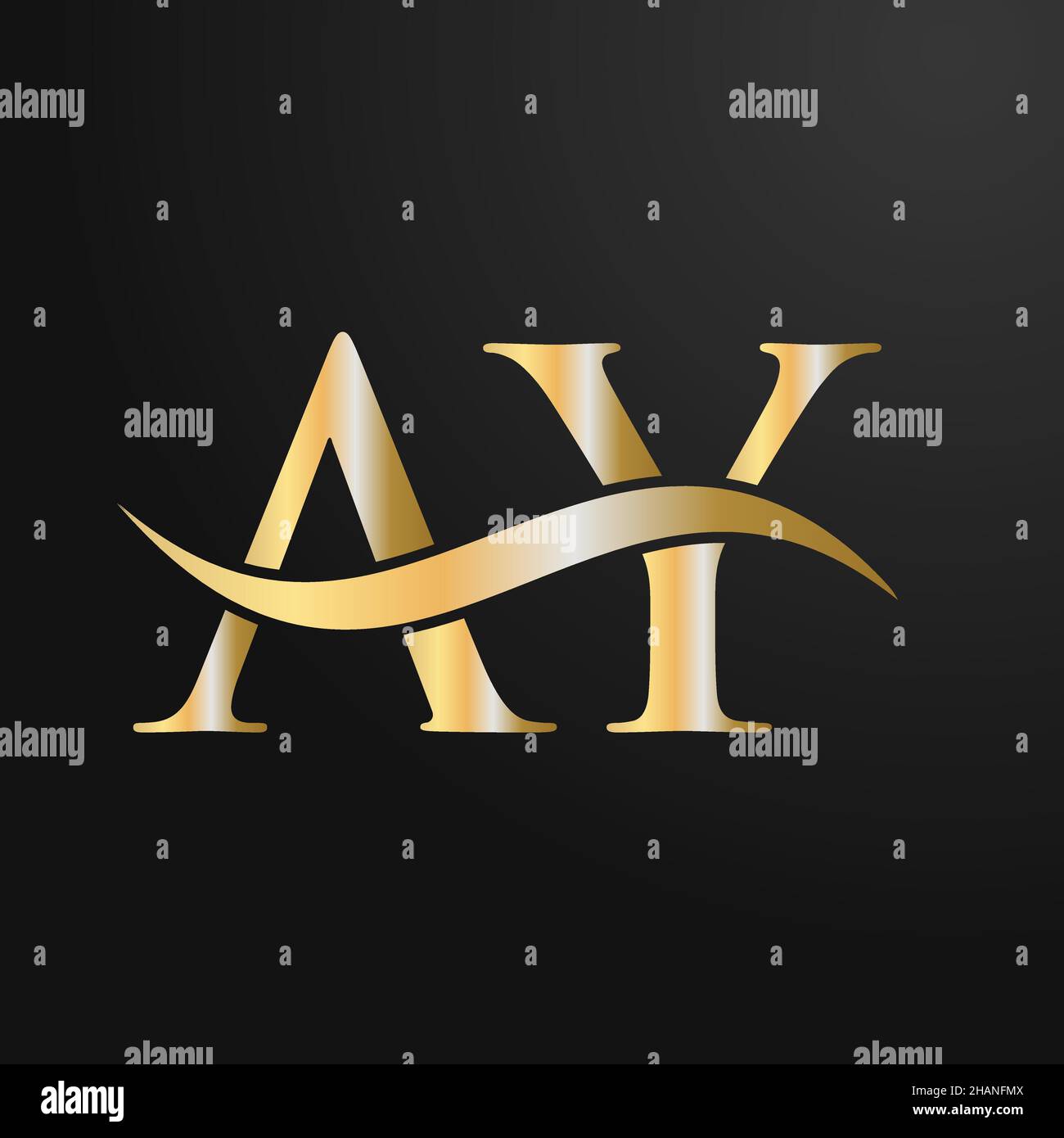 Letter AY Logo Sign Design Template. AY, A Y Letter Logo Modern, Flat ...