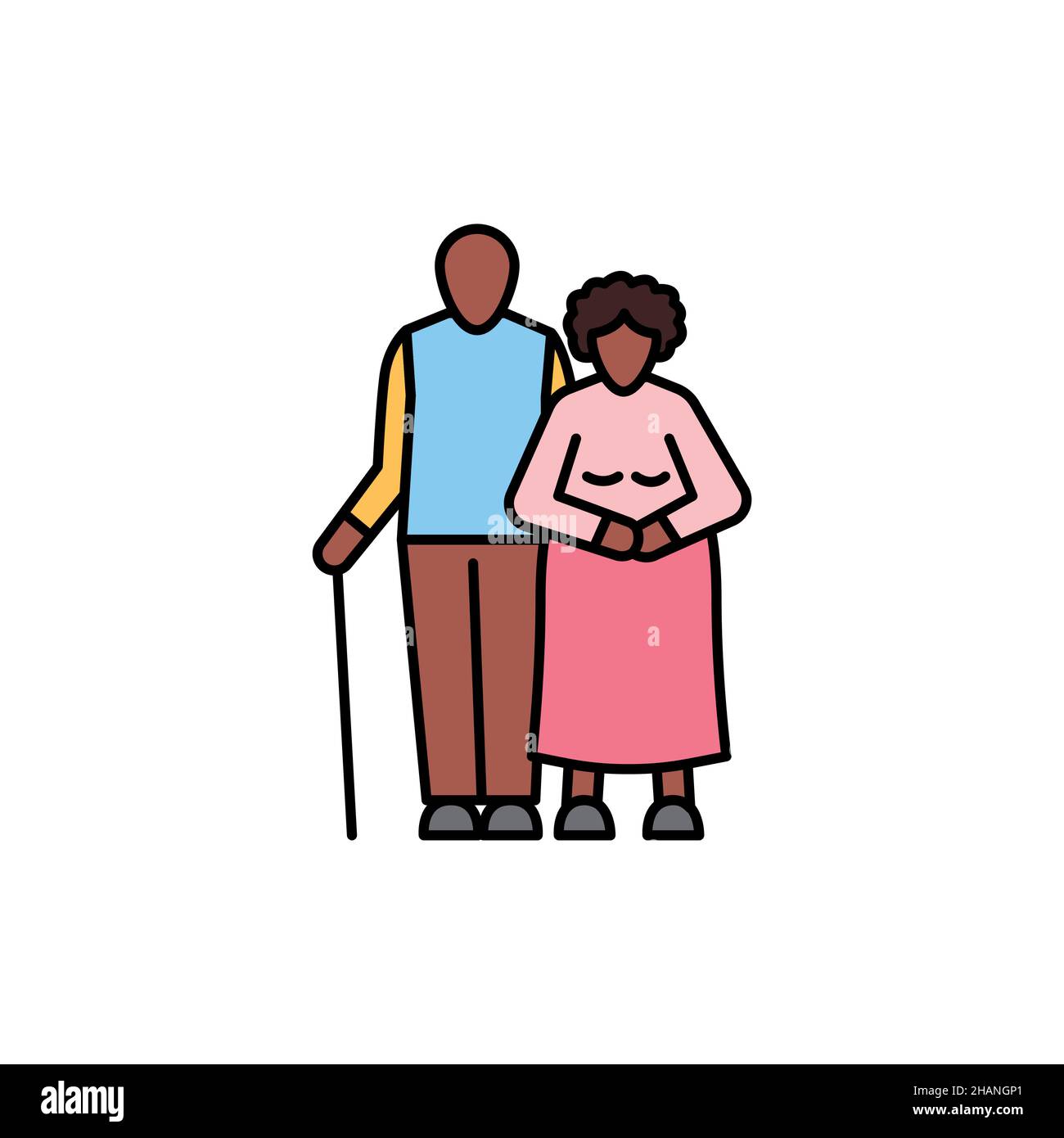 Couple life stage Stock Vector Images - Alamy